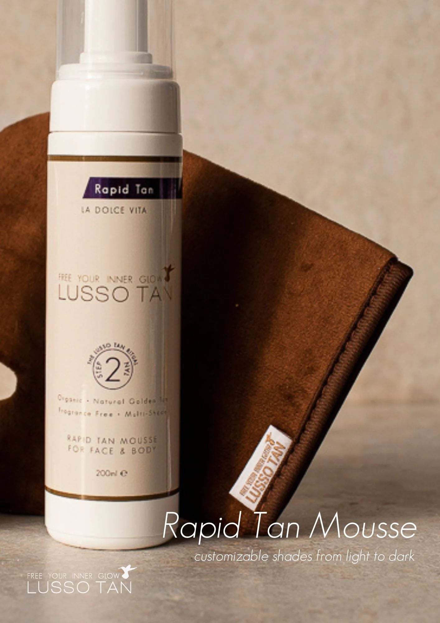 Rapid Tan Mousse – Lusso Pro ROI