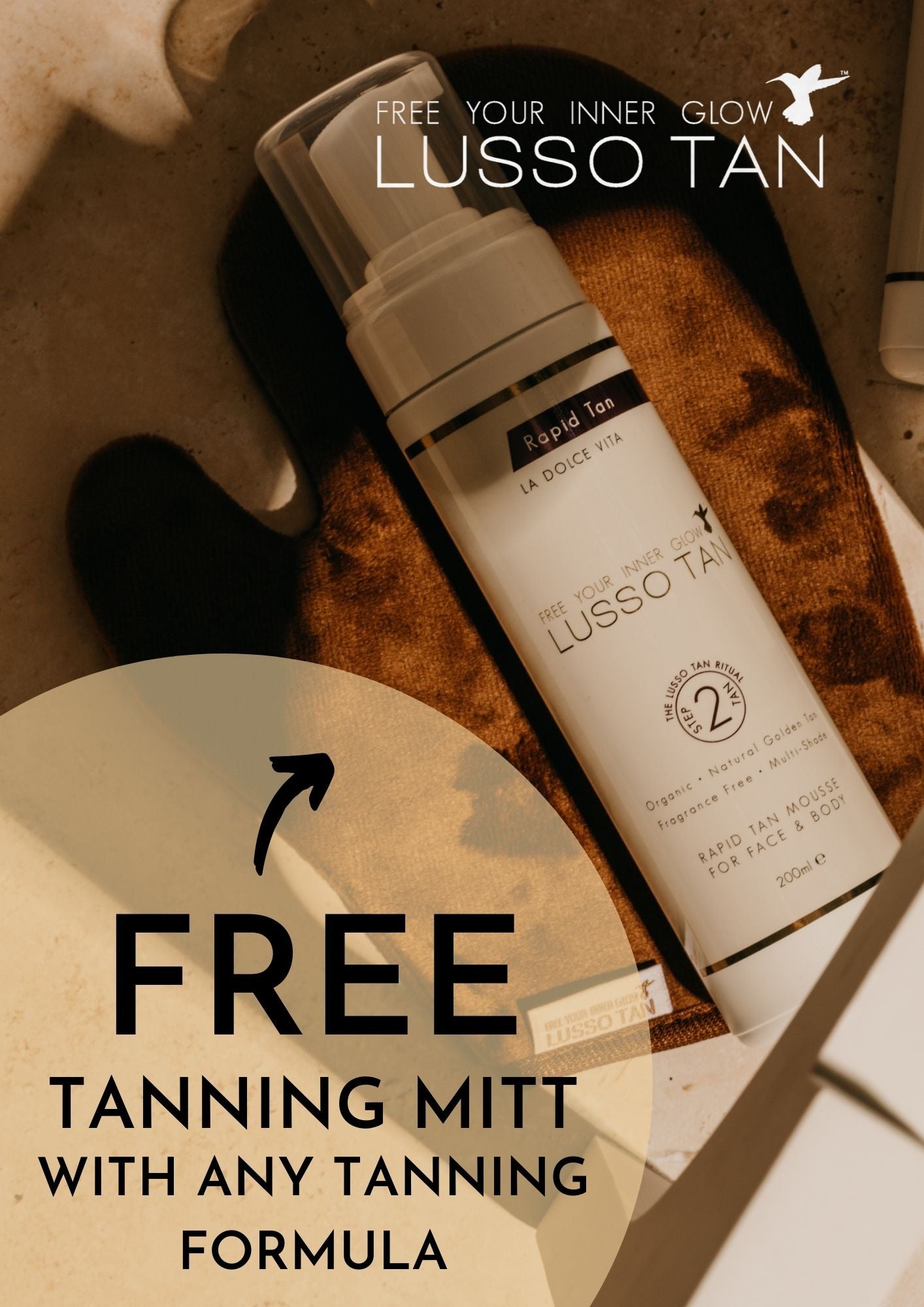 Free Mitt With Any Tanning Formula – Lusso Pro ROI
